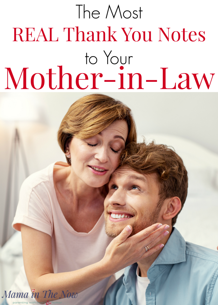 Send A Thank You Note To Your Mother In Law Free Printable